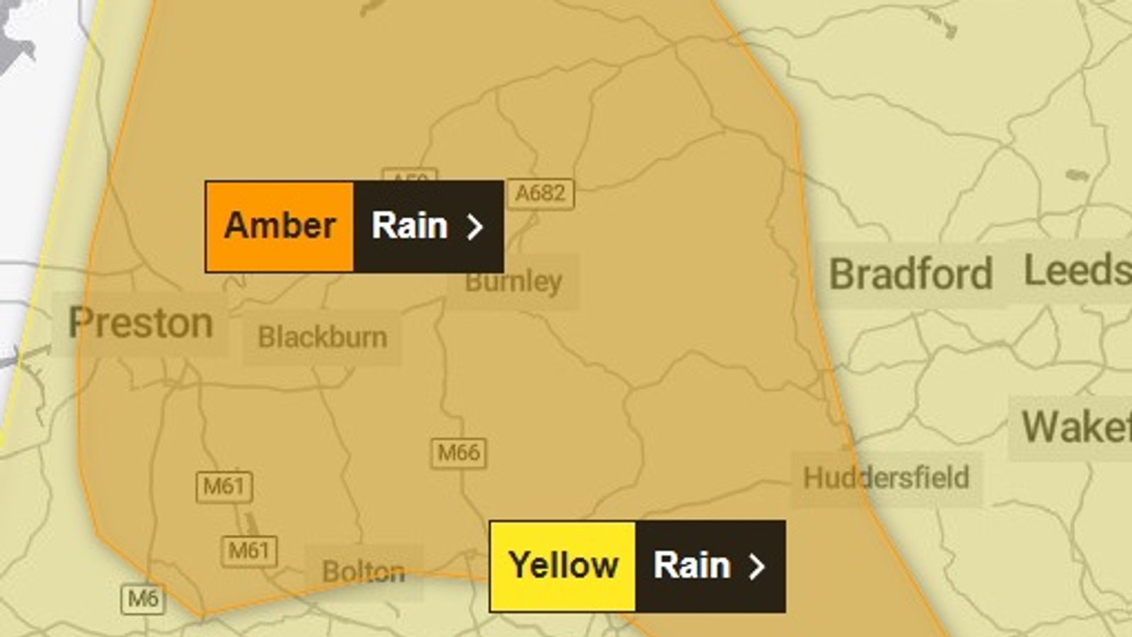 UK weather: Fresh amber warning for rain into New Year's Day as wind ...
