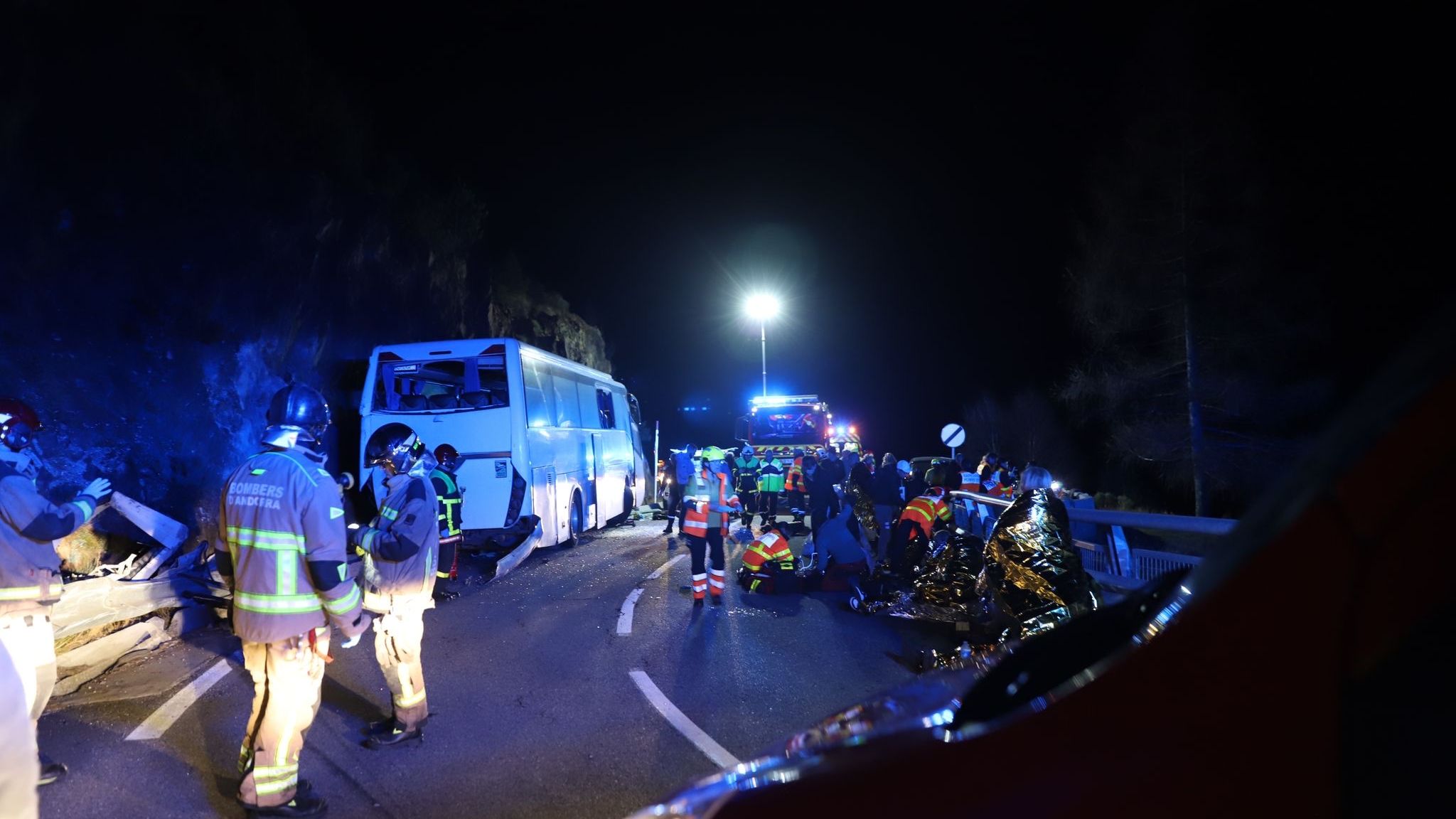 Two dead and more than 30 injured after coach crashes in Pyrenees ...