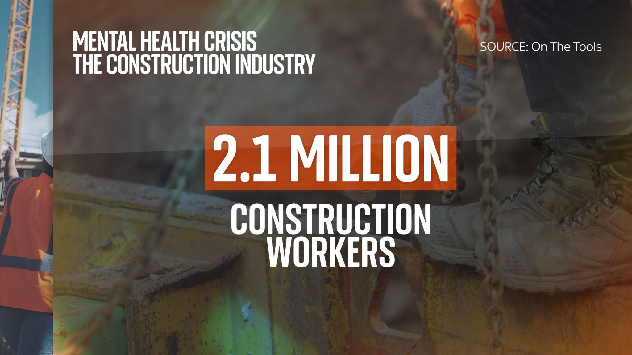 Construction workers four times more likely to die by suicide as 7,000 ...