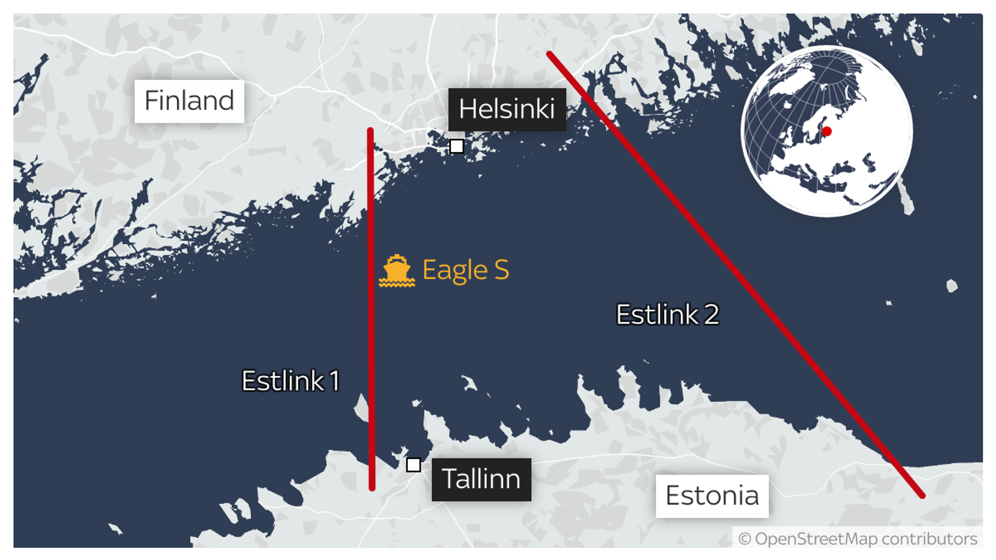 Finland boards Russian-linked oil tanker after undersea power and ...
