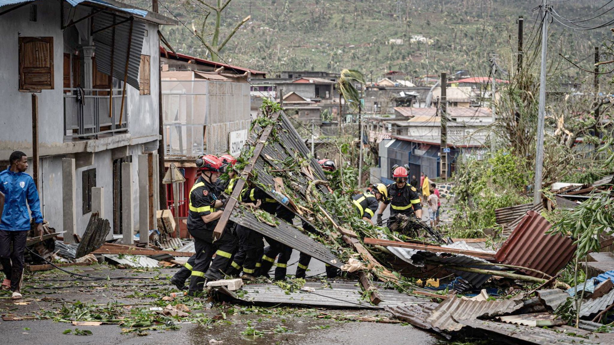 Mayotte hit by new storm just weeks after devastating cyclone | World ...