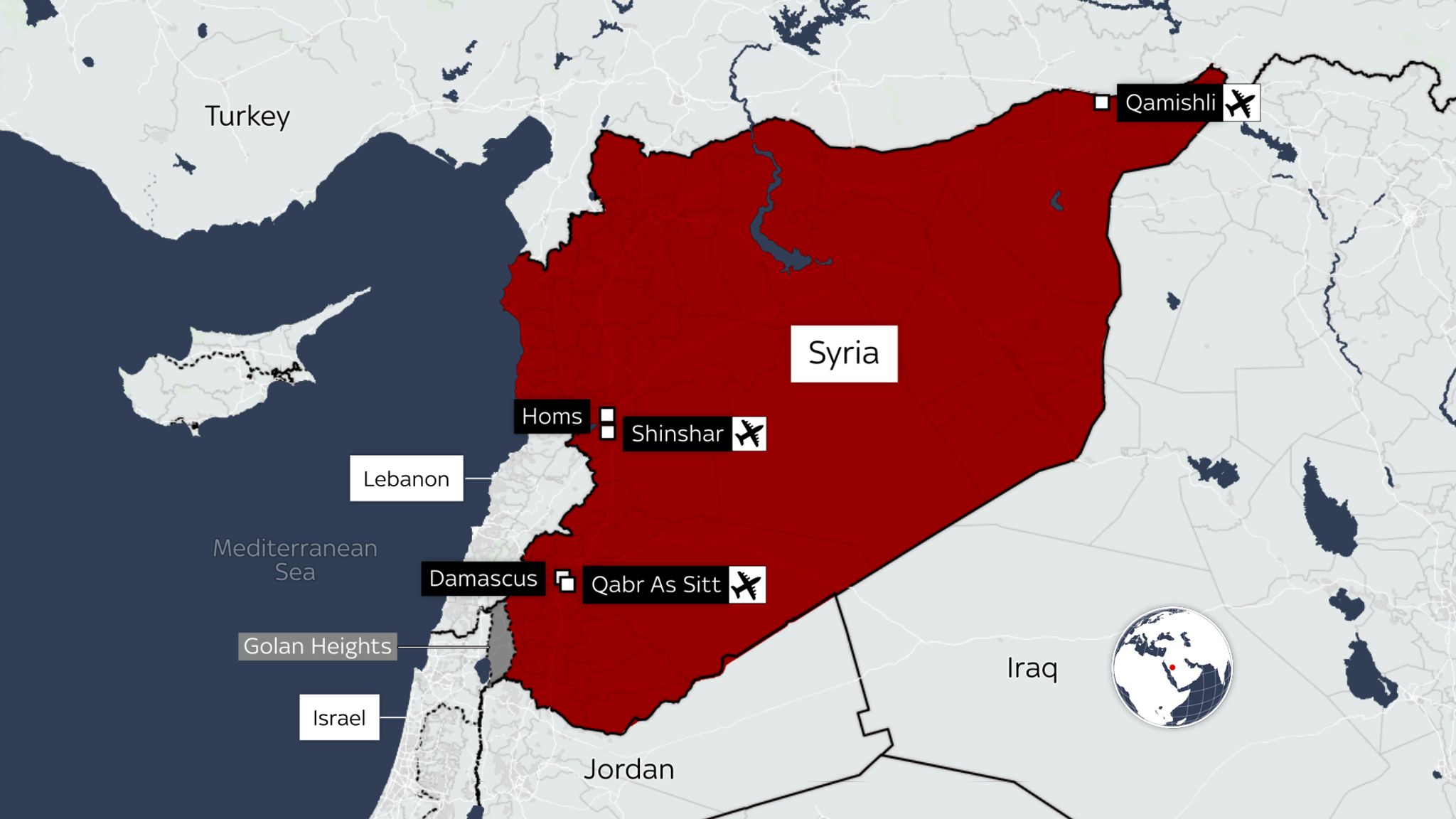 Why is Israel bombing Syrian airbases? | World News | Sky News