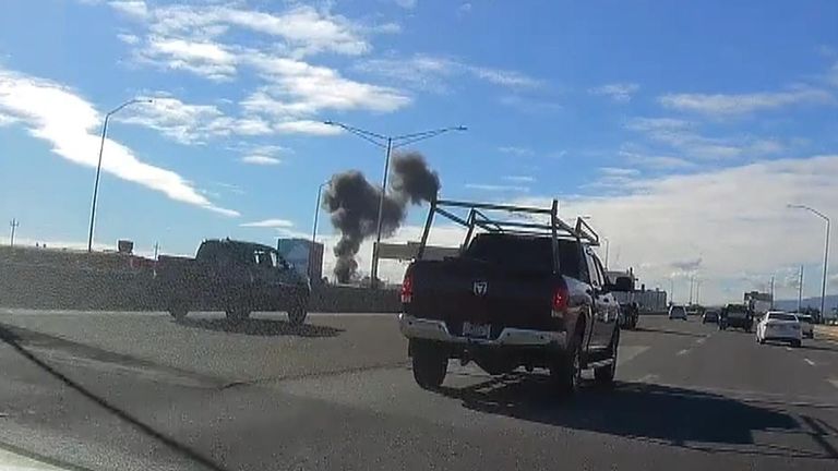 Dashcam footage shows fatal plane crash near airport in Hawaii | World ... Dashcam footage shows fatal plane crash near airport in Hawaii | World ...