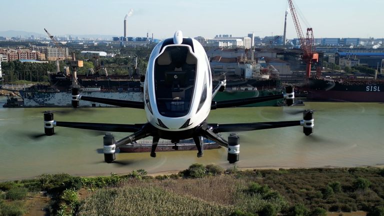 Companies In China Develop Driverless Taxis And Passenger Drones News