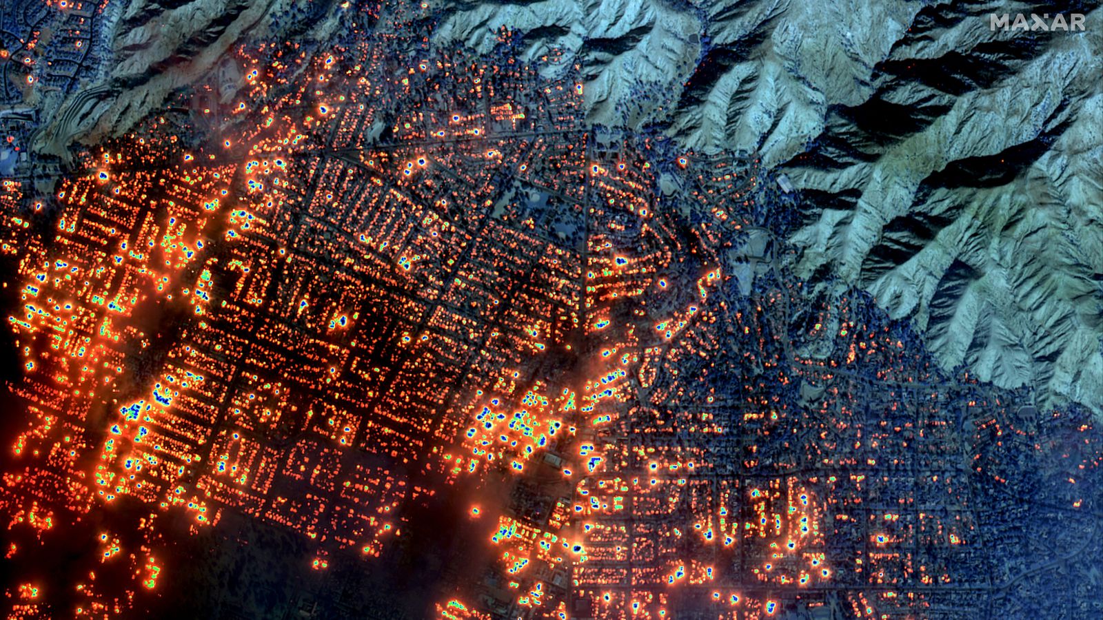 Los Angeles wildfires: Before and after images show the destruction ...