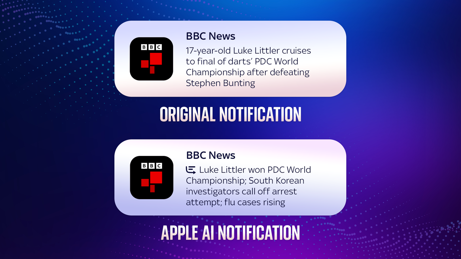 Apple AI feature 'must be revoked' over notifications misleading users ...