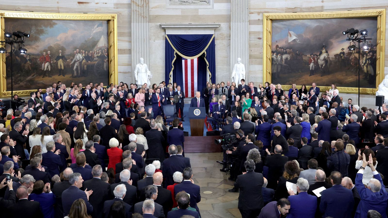 Donald Trump's inauguration in pictures | US News | Sky News