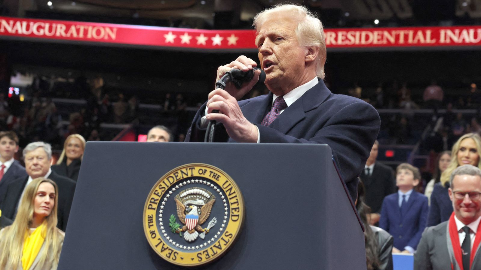 Donald Trump delivers inaugural address after becoming US president for ...