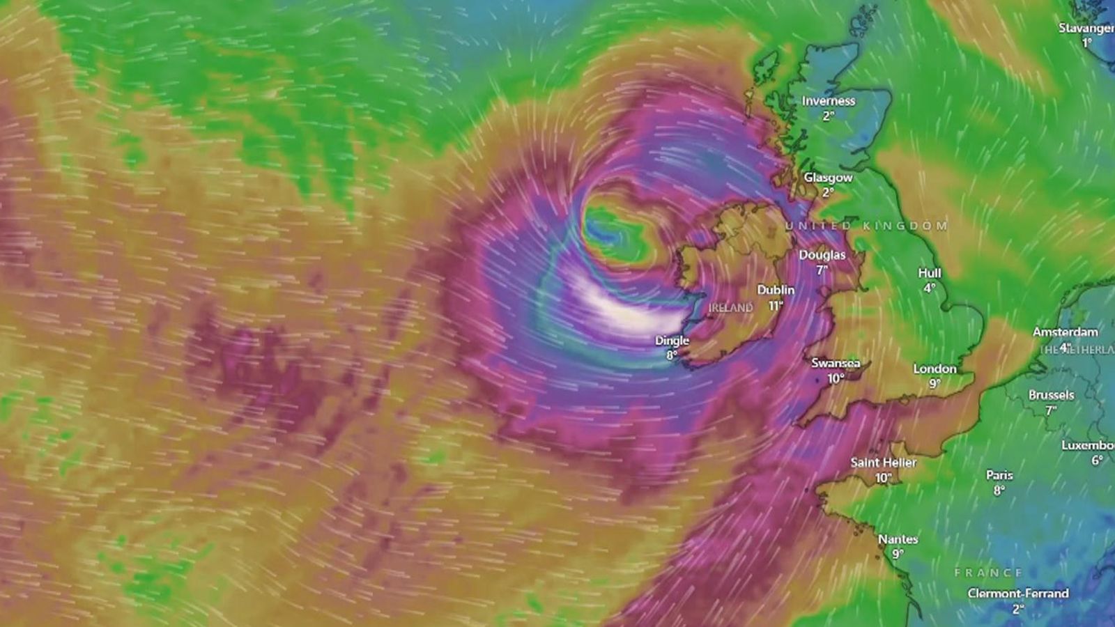 Weather alerts issued as Storm Eowyn heads for the UK and Ireland | UK News | Sky News