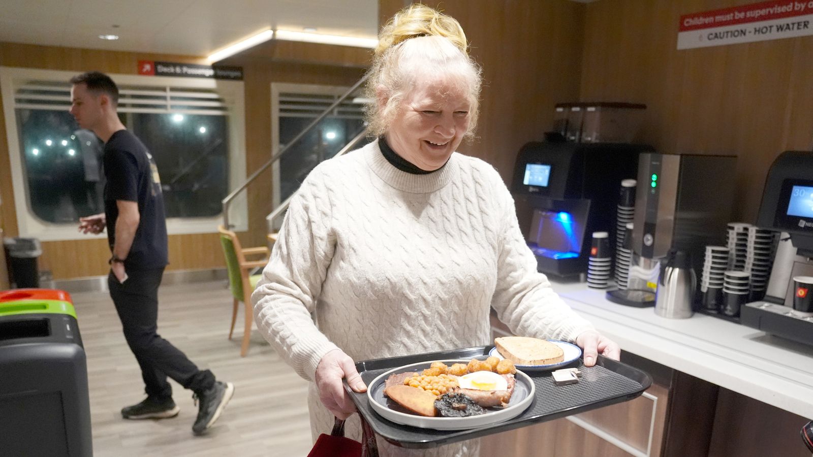 Scotland's delayed Glen Sannox ferry formally begins sailings | UK News ...