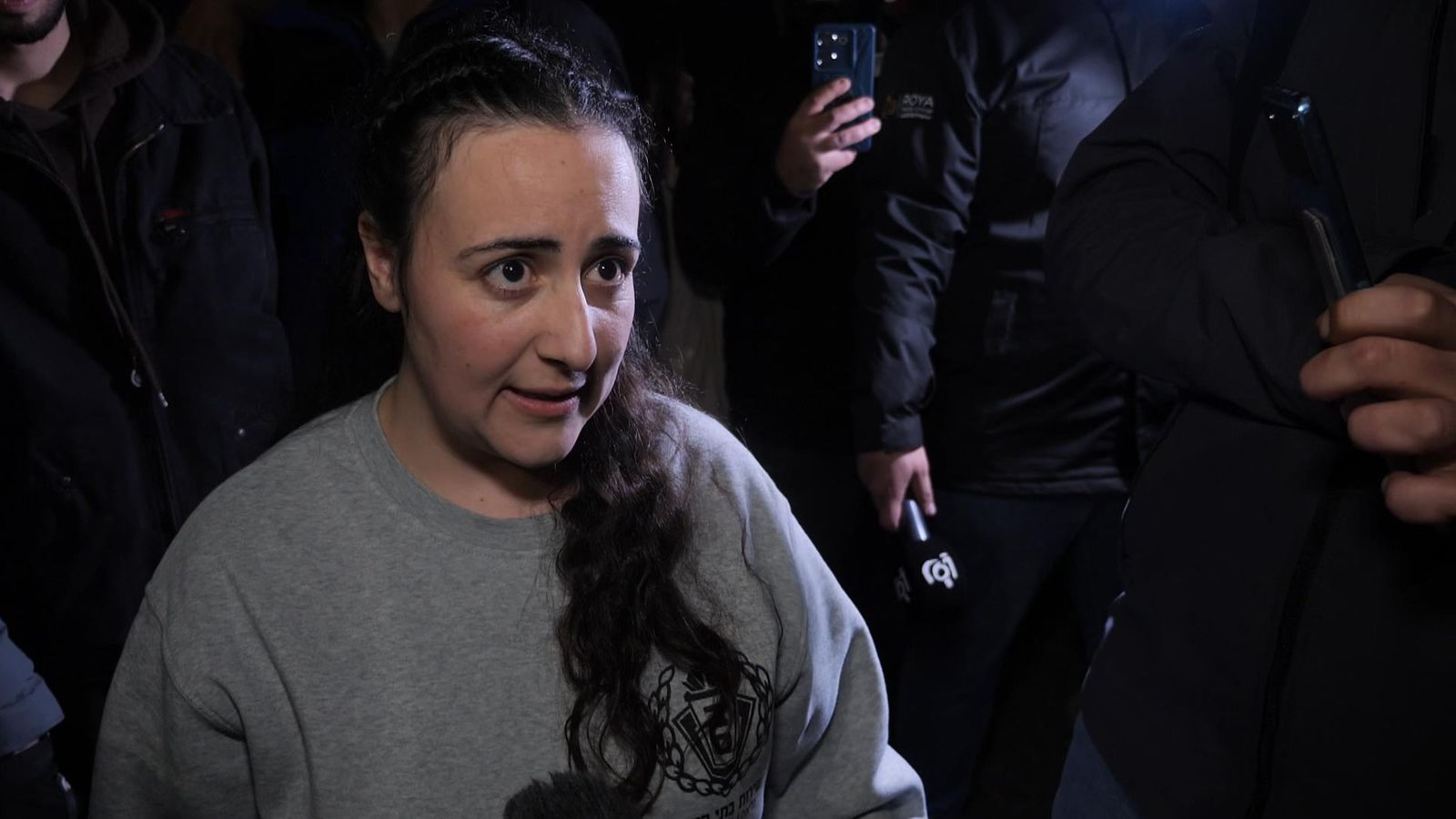 The release of prisoners sparked scenes of joy in the West Bank ...