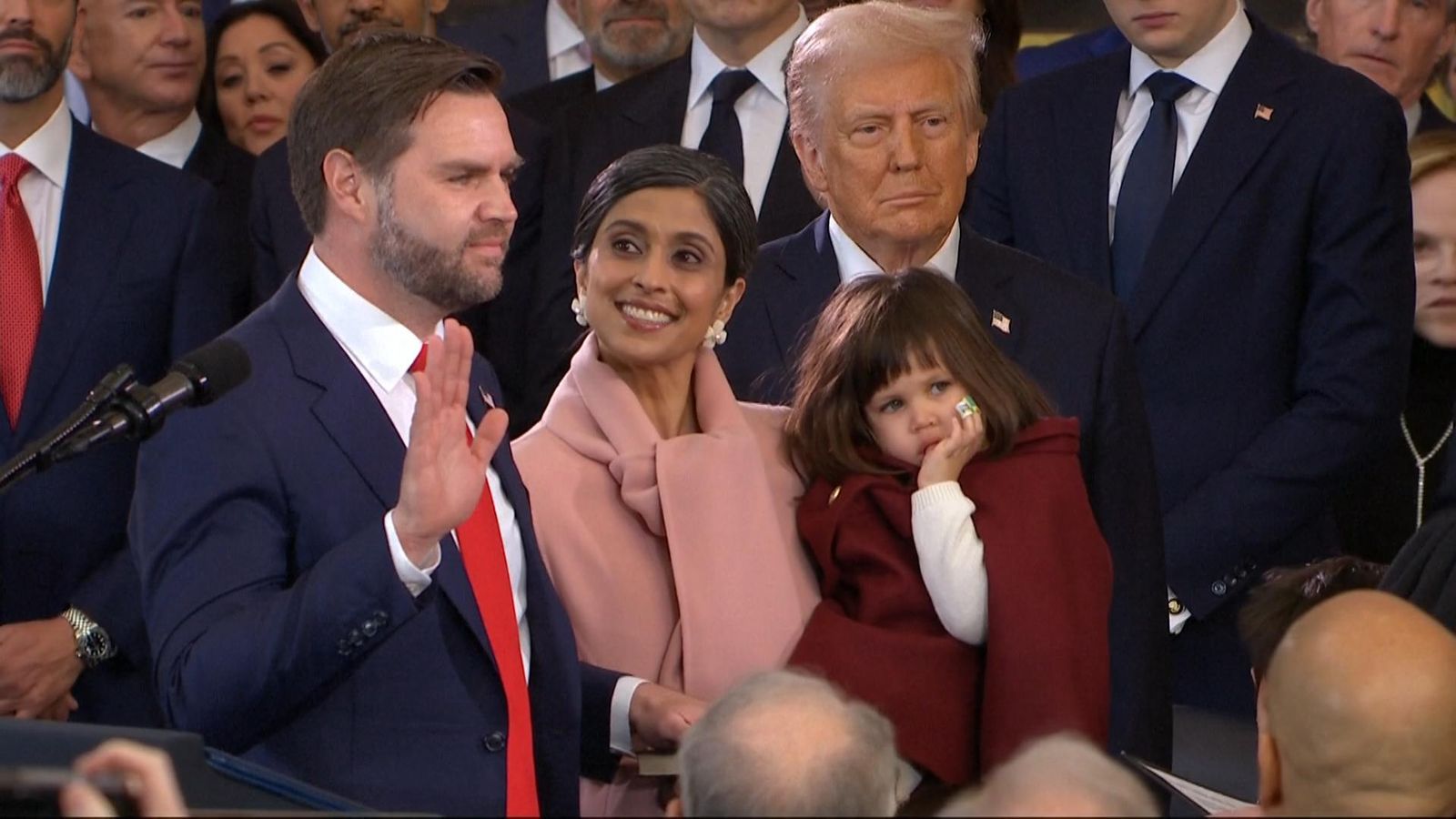 JD Vance has officially been sworn in as the vice president of the US ...