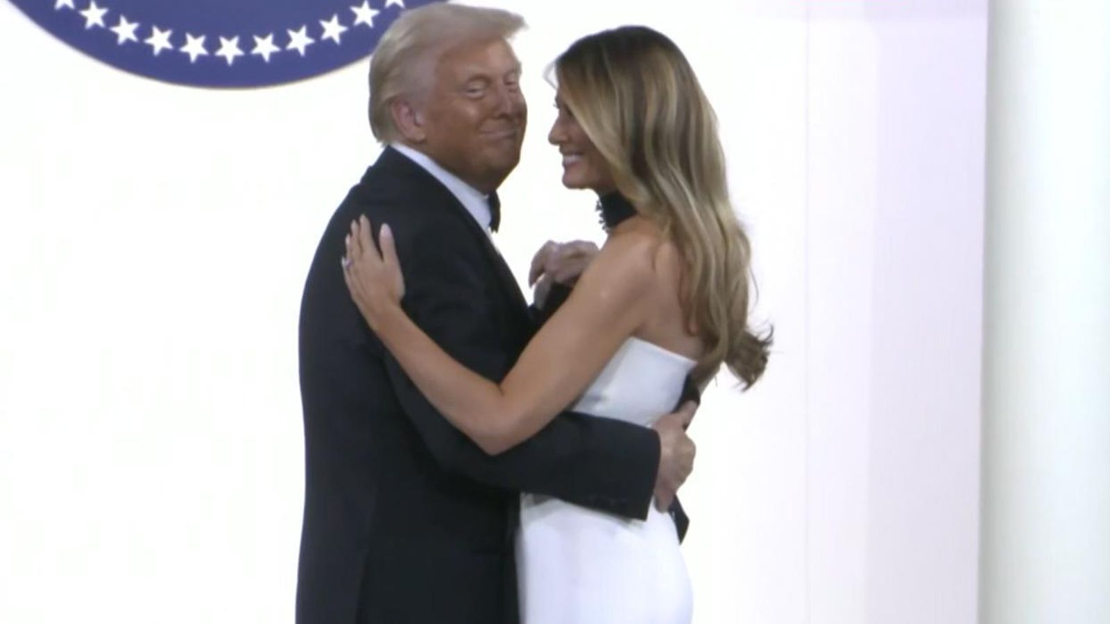 Donald and Melania Trump dance at inaugural ball | News UK Video News ...