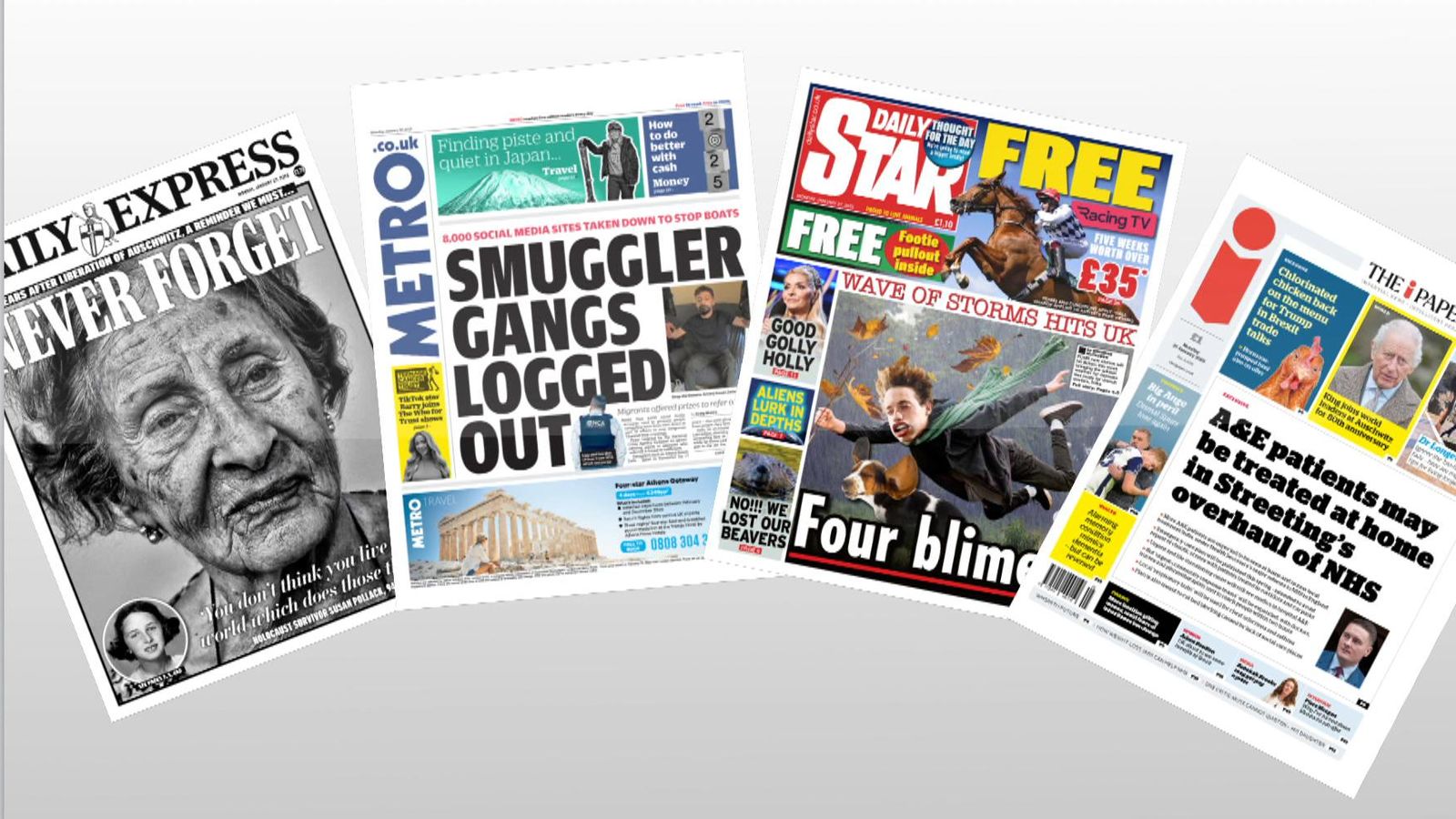 Press Preview Monday S Front Pages News Uk Video News Sky News