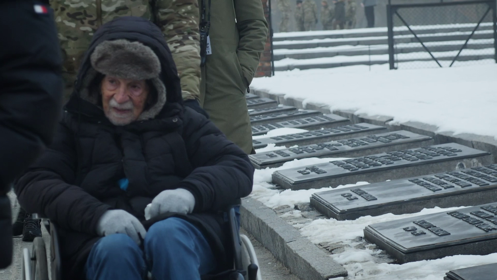 Holocaust survivor who escaped being sent to Auschwitz visits camp where his mother and sister ...