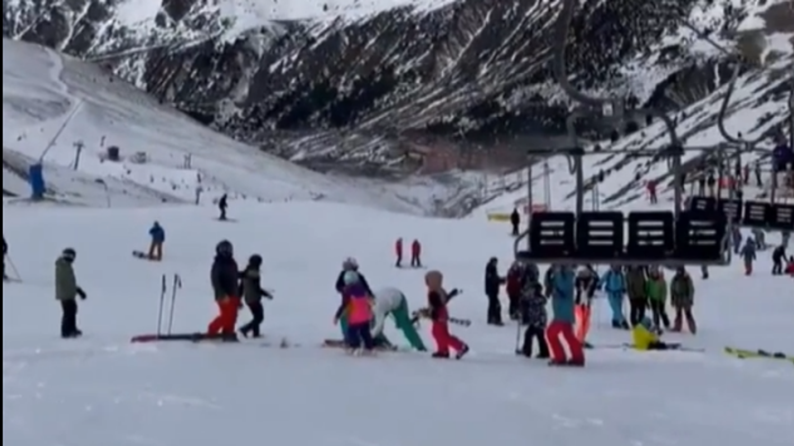Ski lift collapses in Spain leaving 15 people injured - but 'cause ...