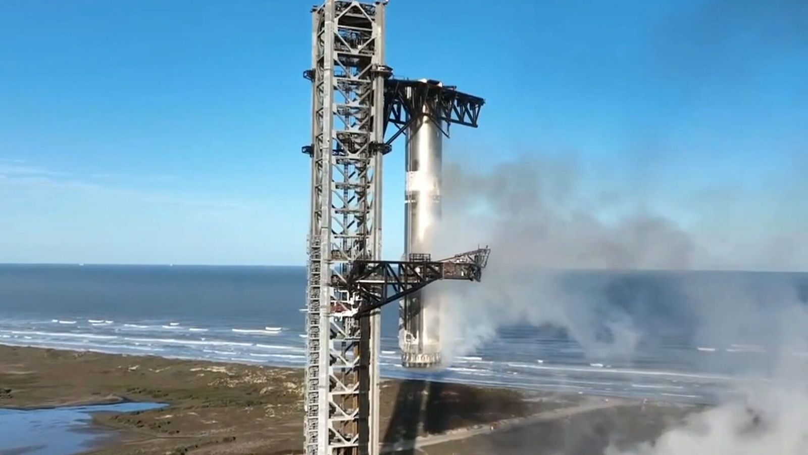 Watch live: Starship rocket taking off from SpaceX's launch pad | News ...