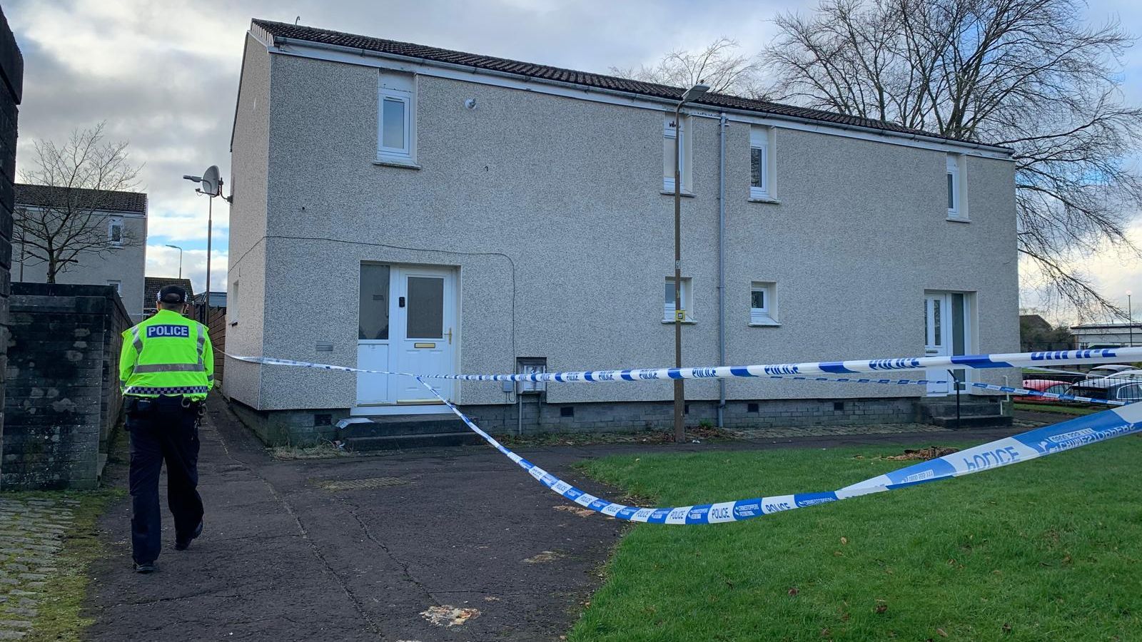 Six-year-old girl and man found dead inside West Calder house as Police ...