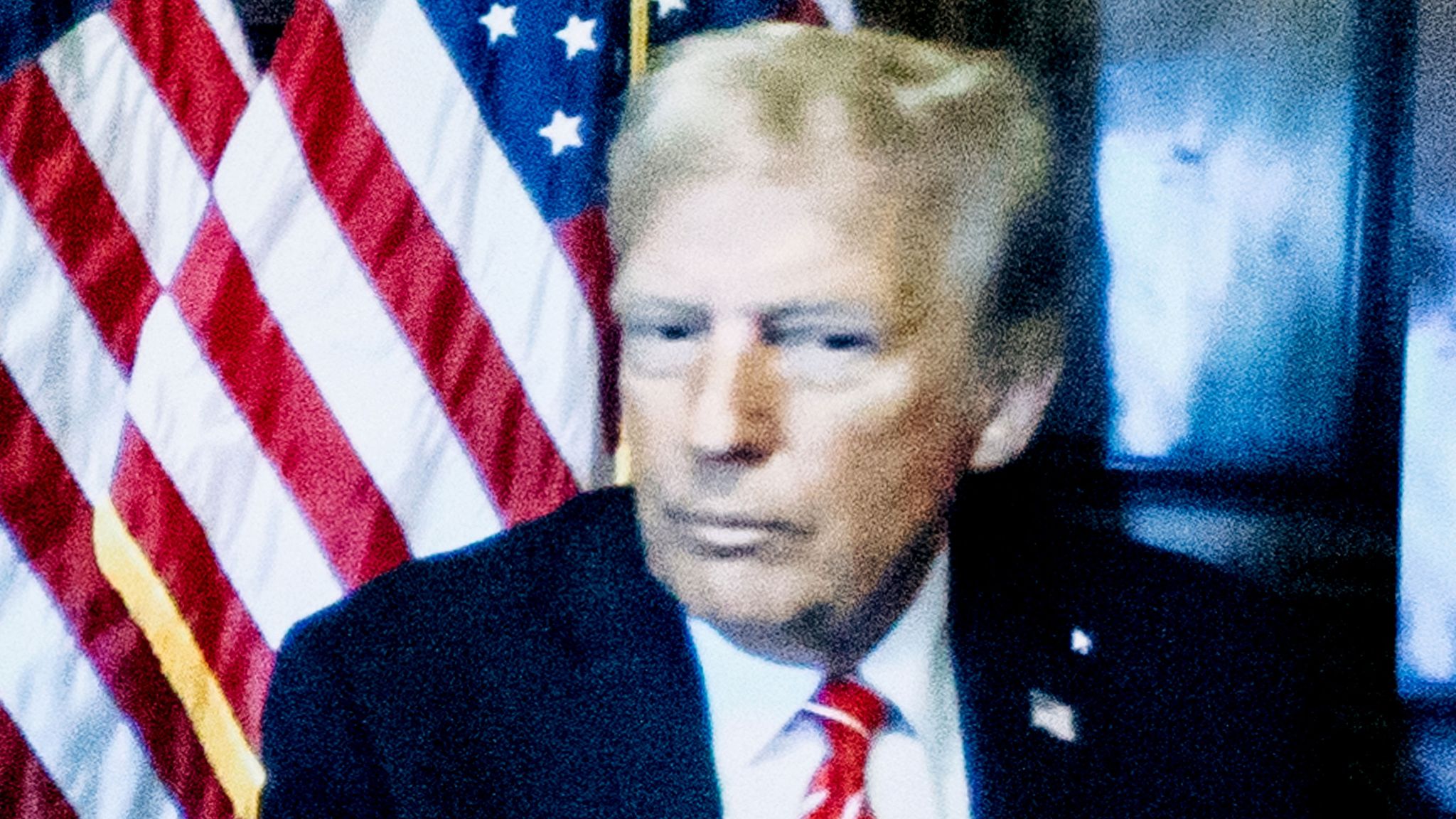 Donald Trump says he's 'totally innocent' and thanks judge moments ...