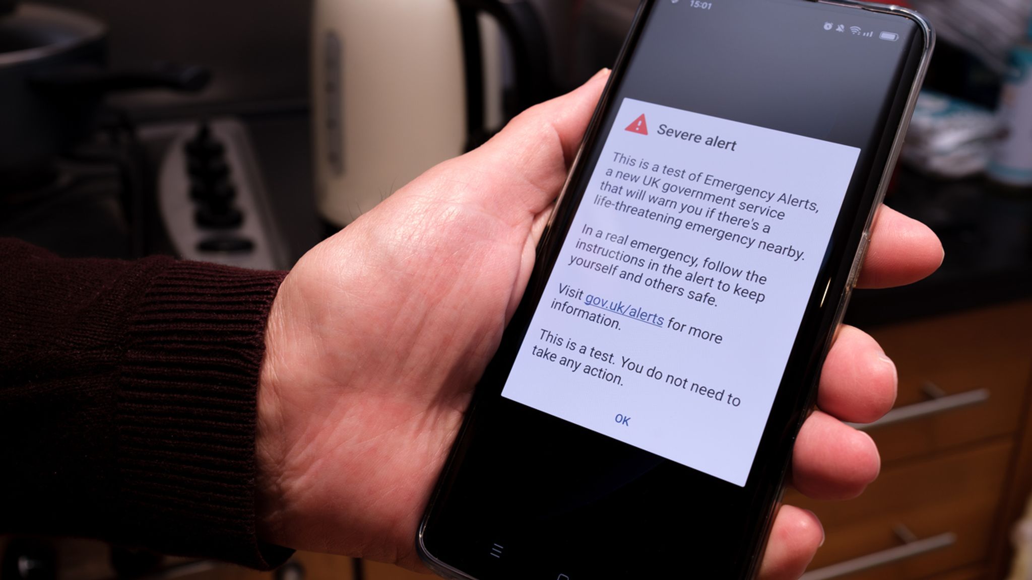 UK s Emergency Alert System to be sent to phones again in nationwide test UK News Sky News