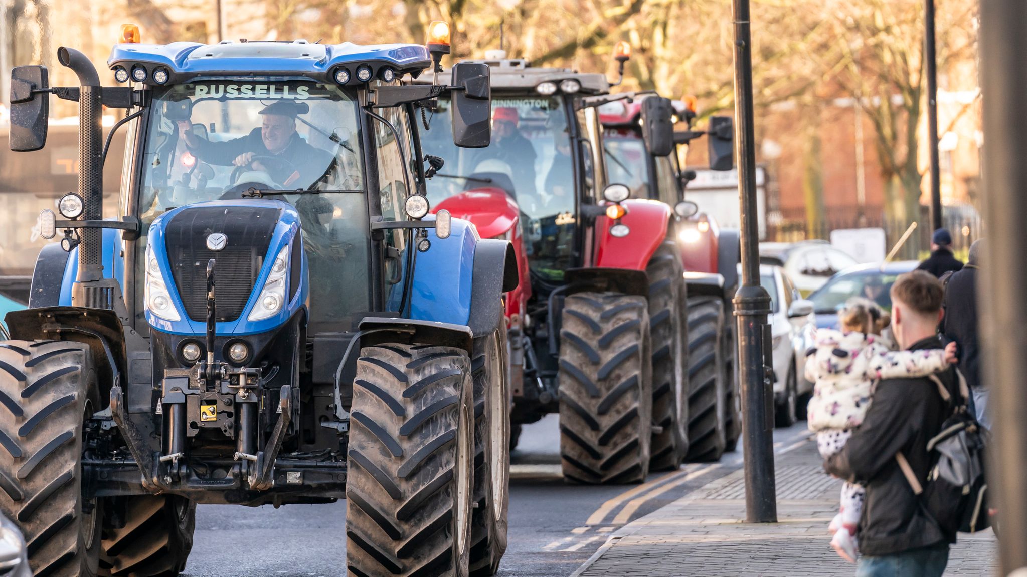 Farmers in fresh inheritance tax protests as they claim 'food and ...