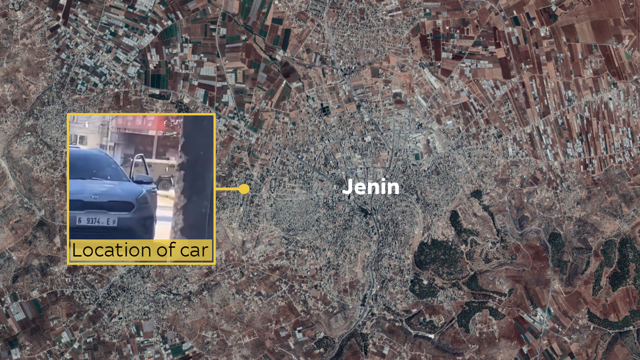 Footage shows Palestinian family in car under attack during Israeli ...