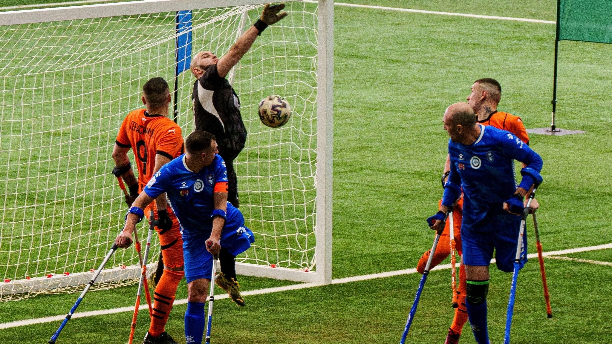 Ukraine holds first amputee football tournament for players wounded in ...