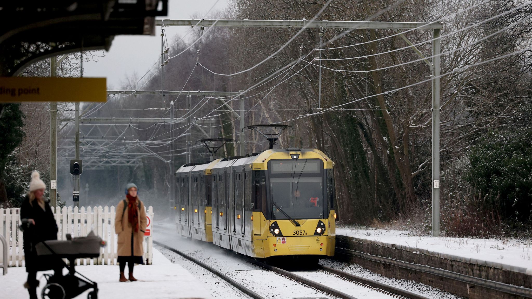 UK weather: New ice warnings issued and runway closure causes travel ...