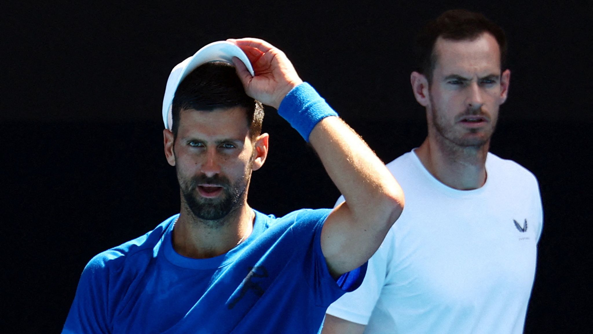 Andy Murray 'absolutely fine' with Novak Djokovic shouting at him as coach for Australian Open ...