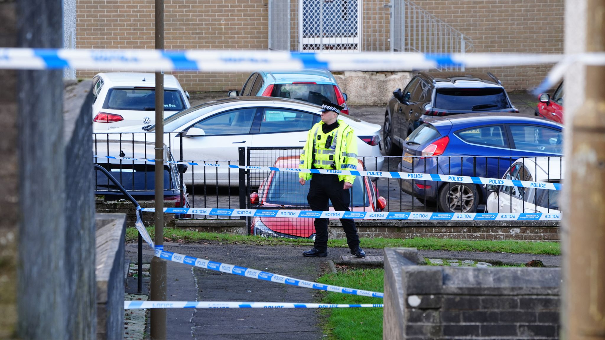 Six-year-old girl and man found dead inside West Calder house as Police ...