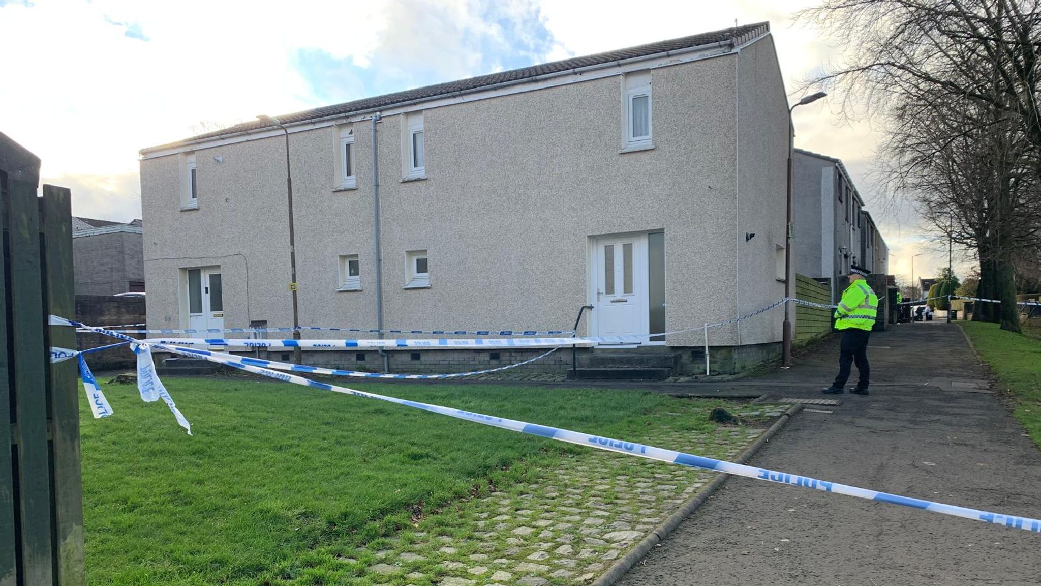 Six-year-old girl and man found dead inside West Calder house as Police ...