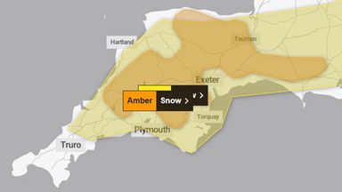UK weather: Amber warning for snow issued - and temperatures could drop ...