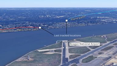 Tracking the Washington plane crash: What flight data, air traffic ...