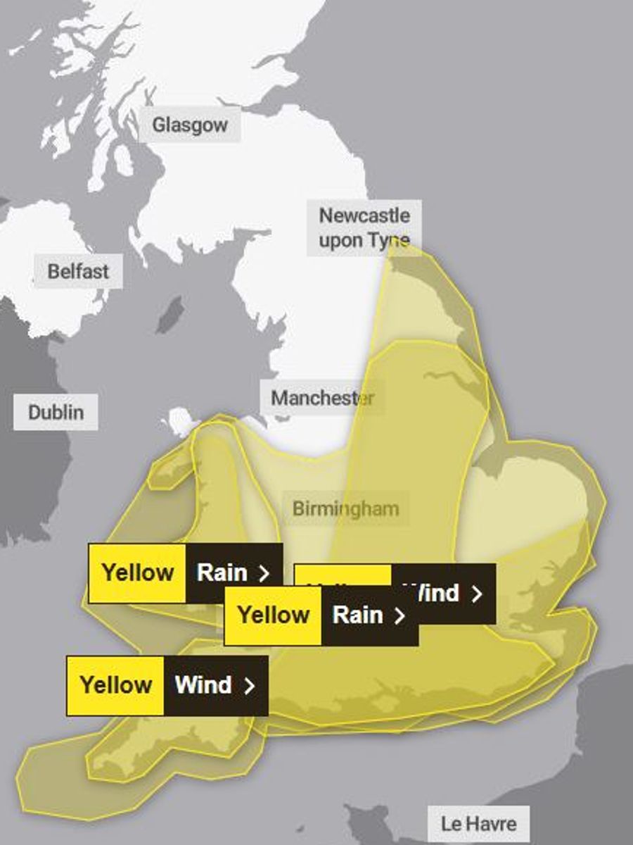 UK weather: Storm Herminia brings heavy rain and 80mph winds after 'strongest' storm in decade ...