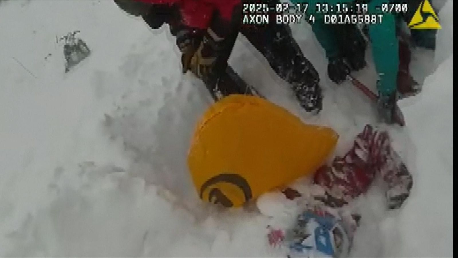 Mountain rescue: Avalanche buries man in several feet of snow | News UK ...