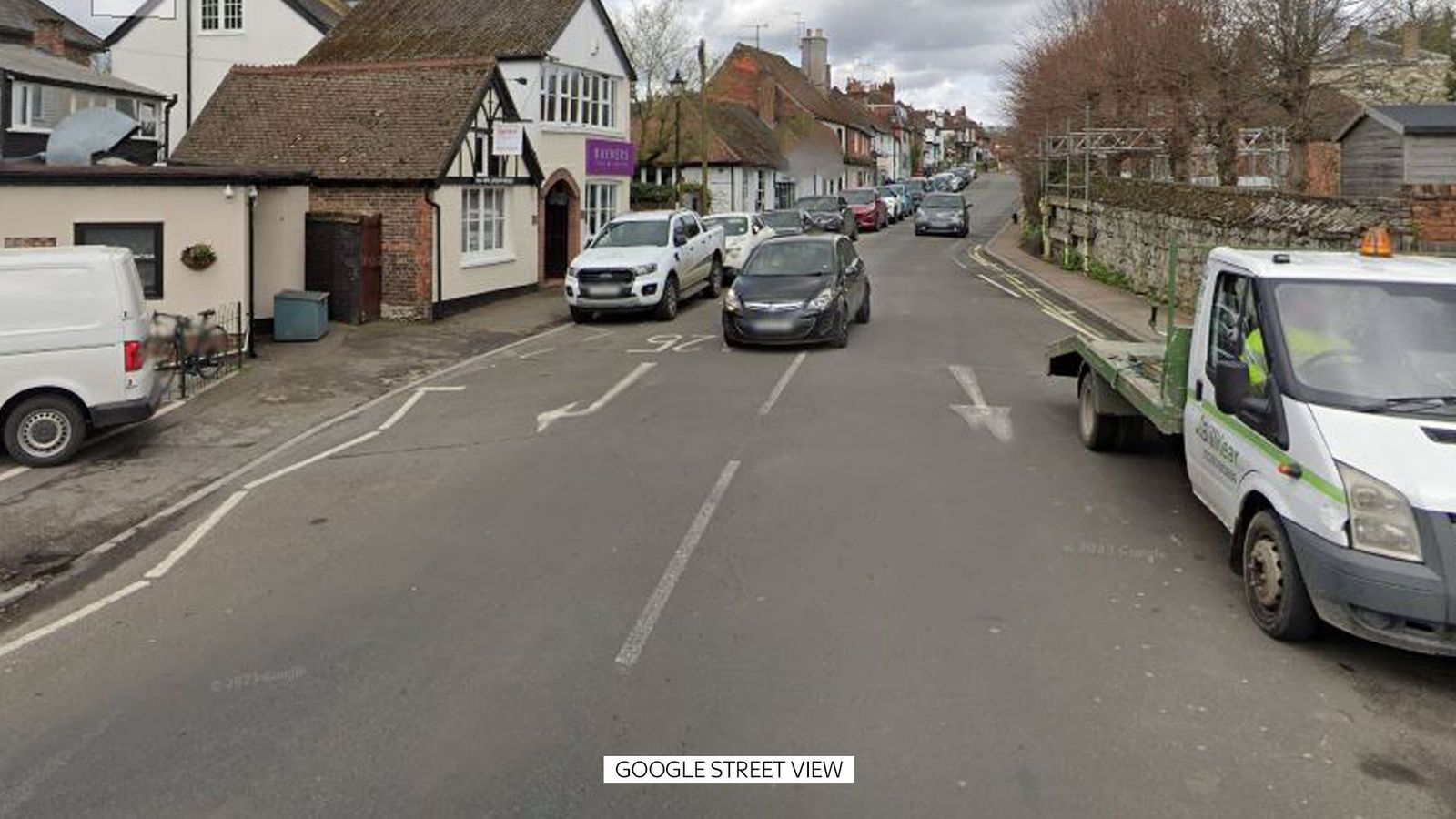 Large sinkhole forces closure of Godstone High Street in Surrey | UK ...