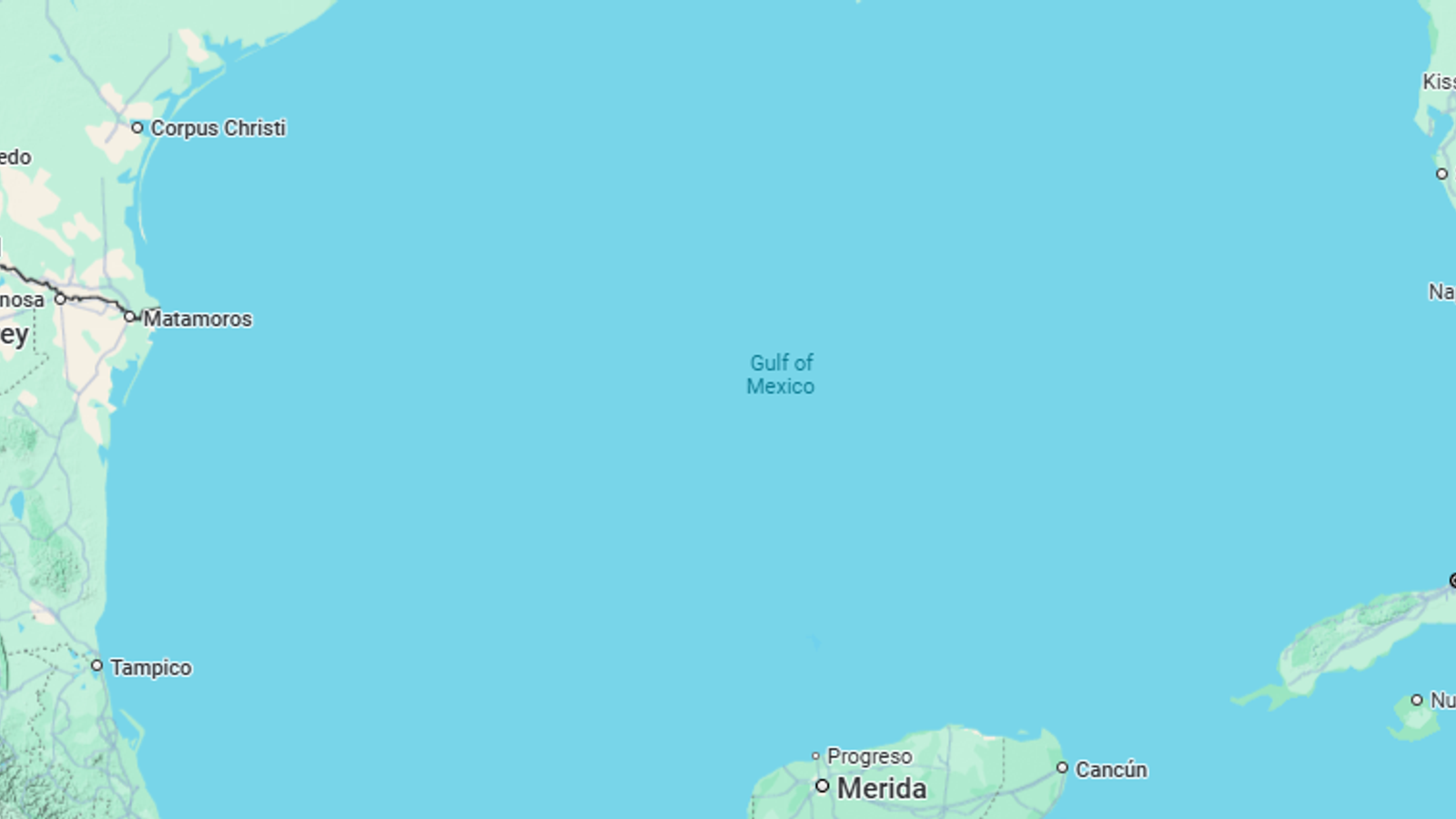 Google Maps adjustments identify of Gulf of Mexico to Gulf of America ...