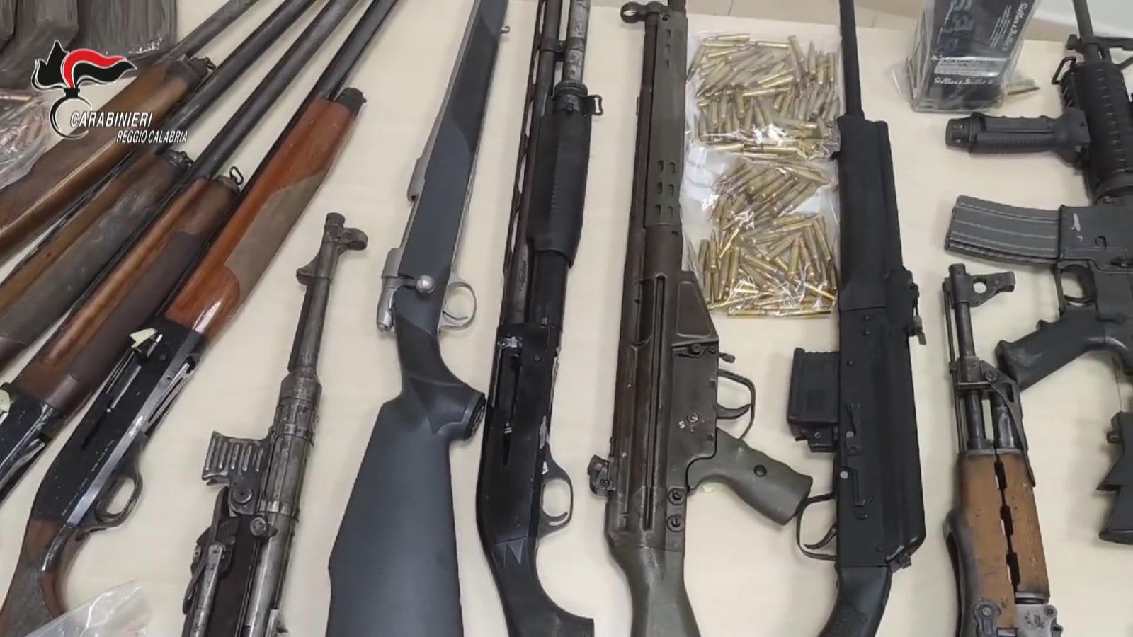 Italian police seize weapons arsenal and cocaine buried under farm ...