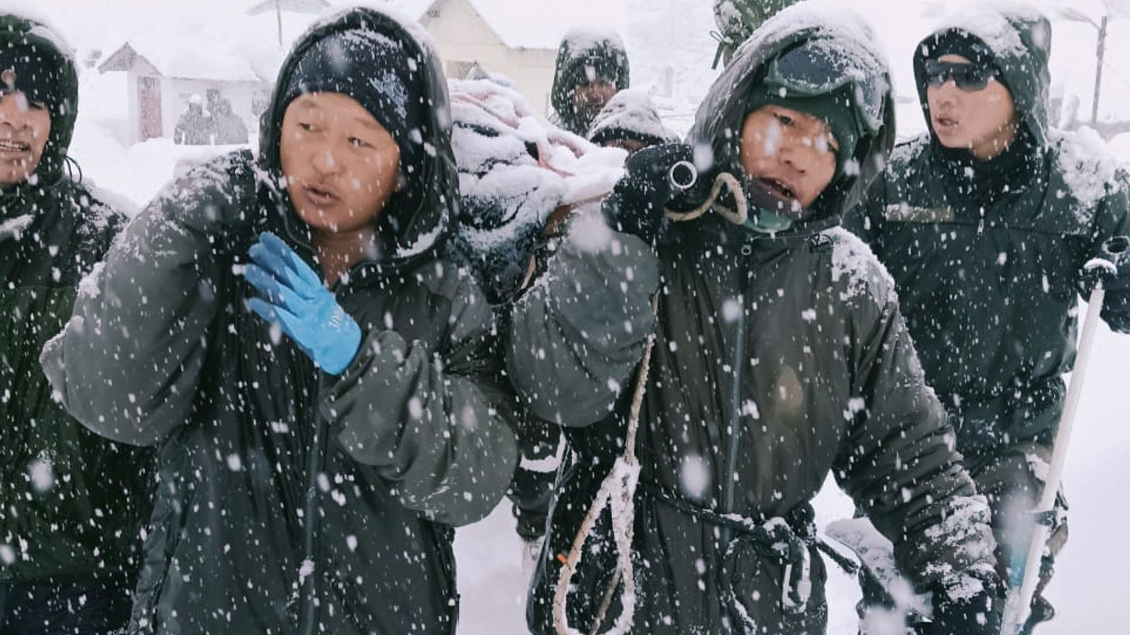 At least 41 people trapped after avalanche in Indian Himalayas | World ...