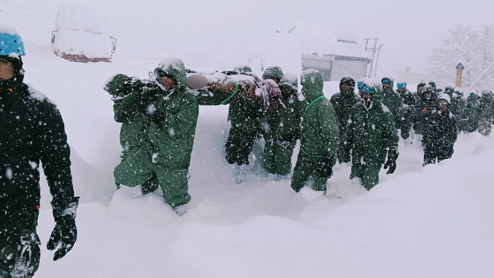 At least 41 people trapped after avalanche in Indian Himalayas | World ...