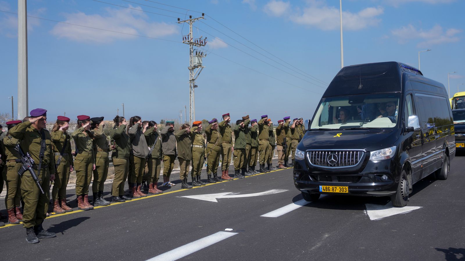 Thousands line streets in Israel for Bibas family funeral procession ...
