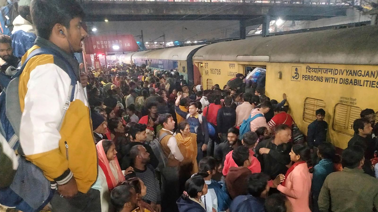 At least 18 people die in New Delhi train station stampede - as ... At least 18 people die in New Delhi train station stampede - as ...