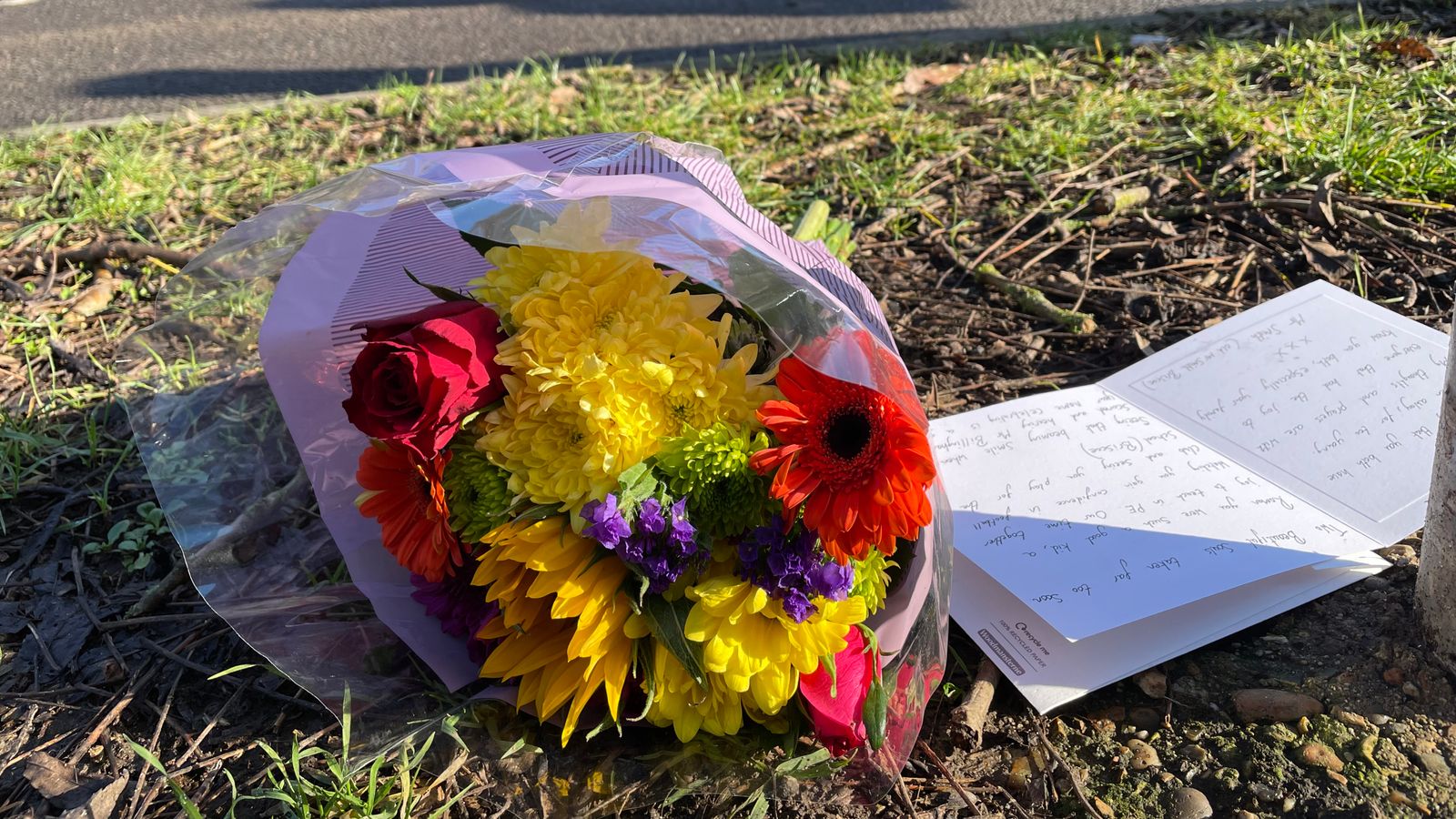 Flowers left at scene as community pays tribute to two children killed ...