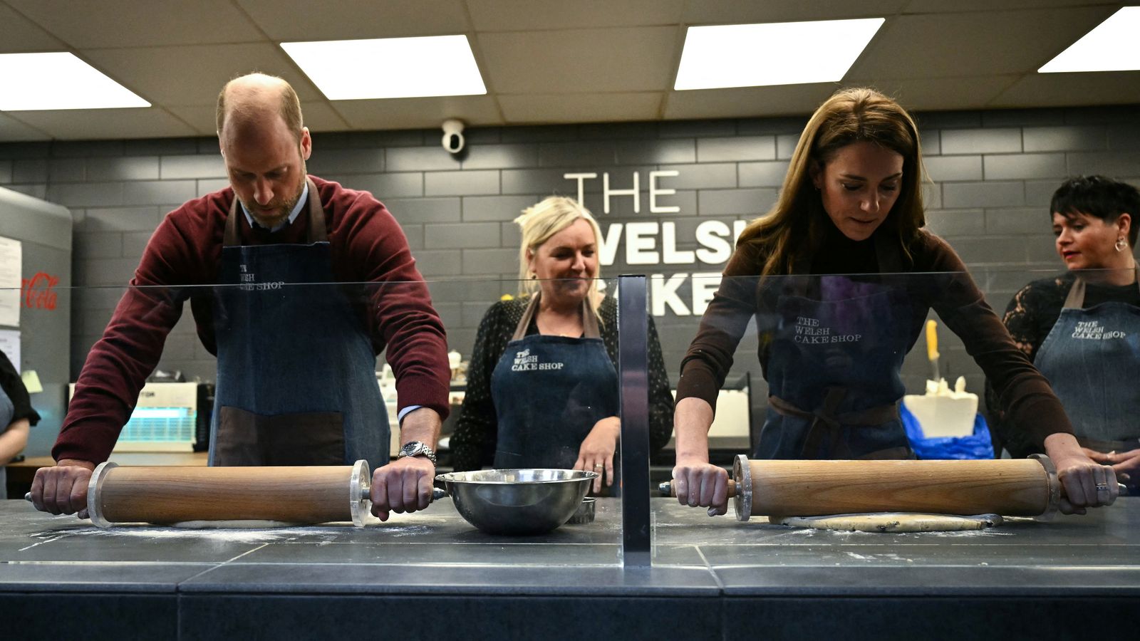 Prince and Princess of Wales' baking skills praised as they meet flood ...