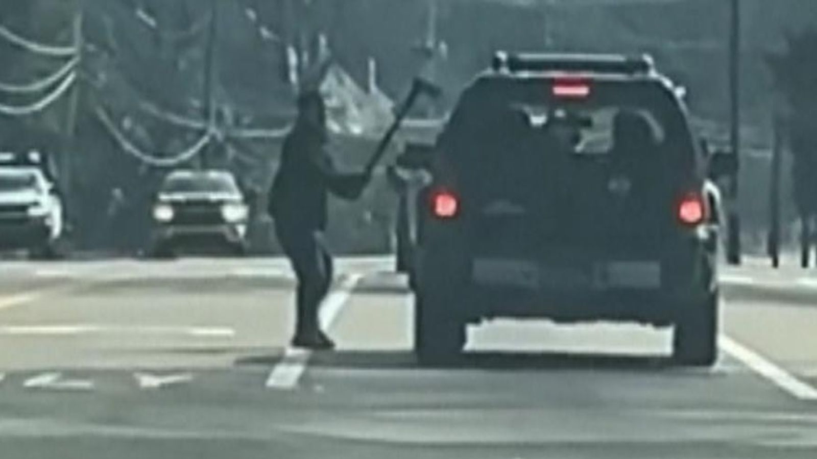Axe-wielding motorist in road rage attack in Memphis | US News | Sky News