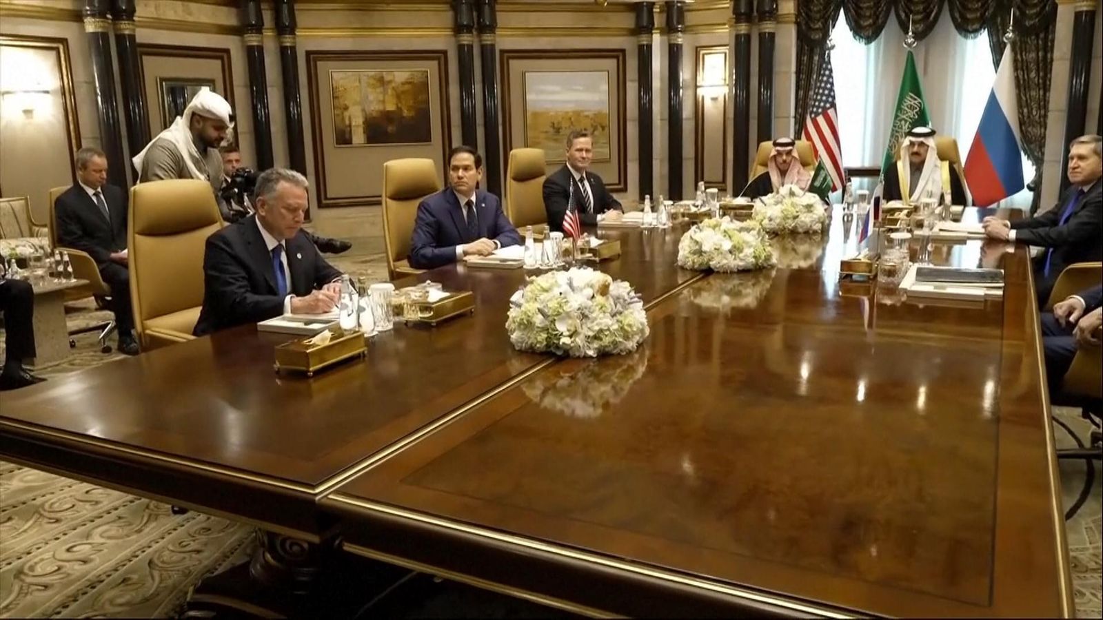 US and Russian officials begin peace talks on ending Ukraine war | News ...