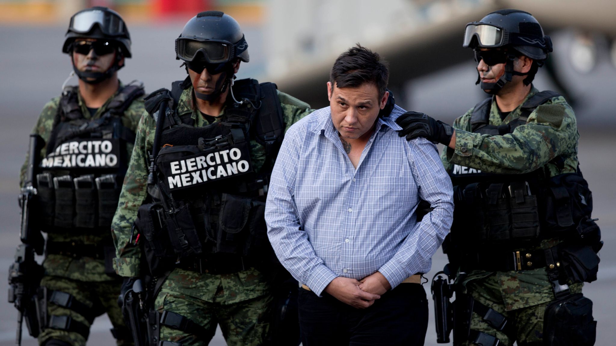 FBI most wanted drug lord among 29 cartel figures sent from Mexico to US as Trump turns up ...