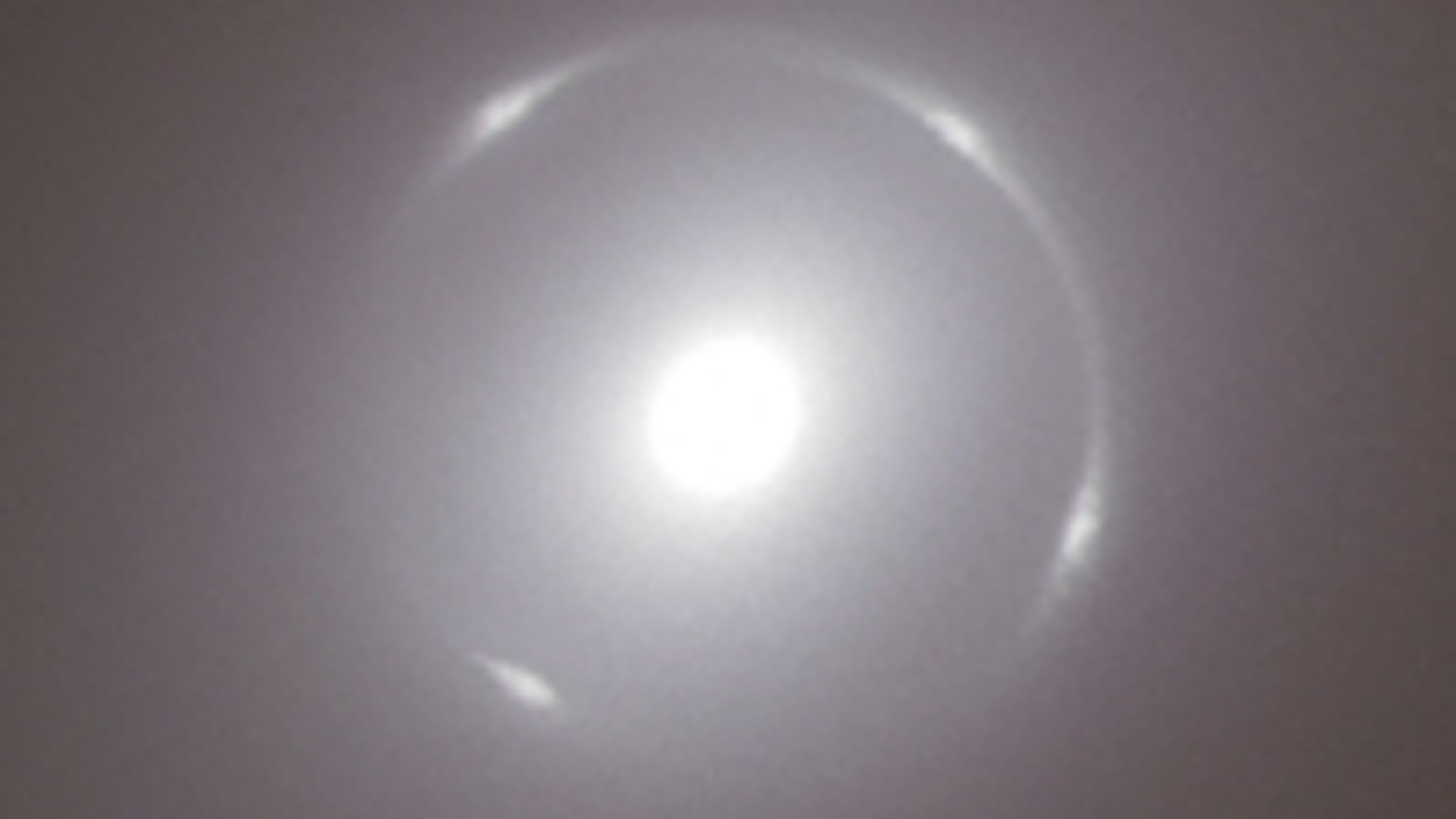 Scientists spot rare Einstein ring of light from far-away galaxy which has never been observed ...