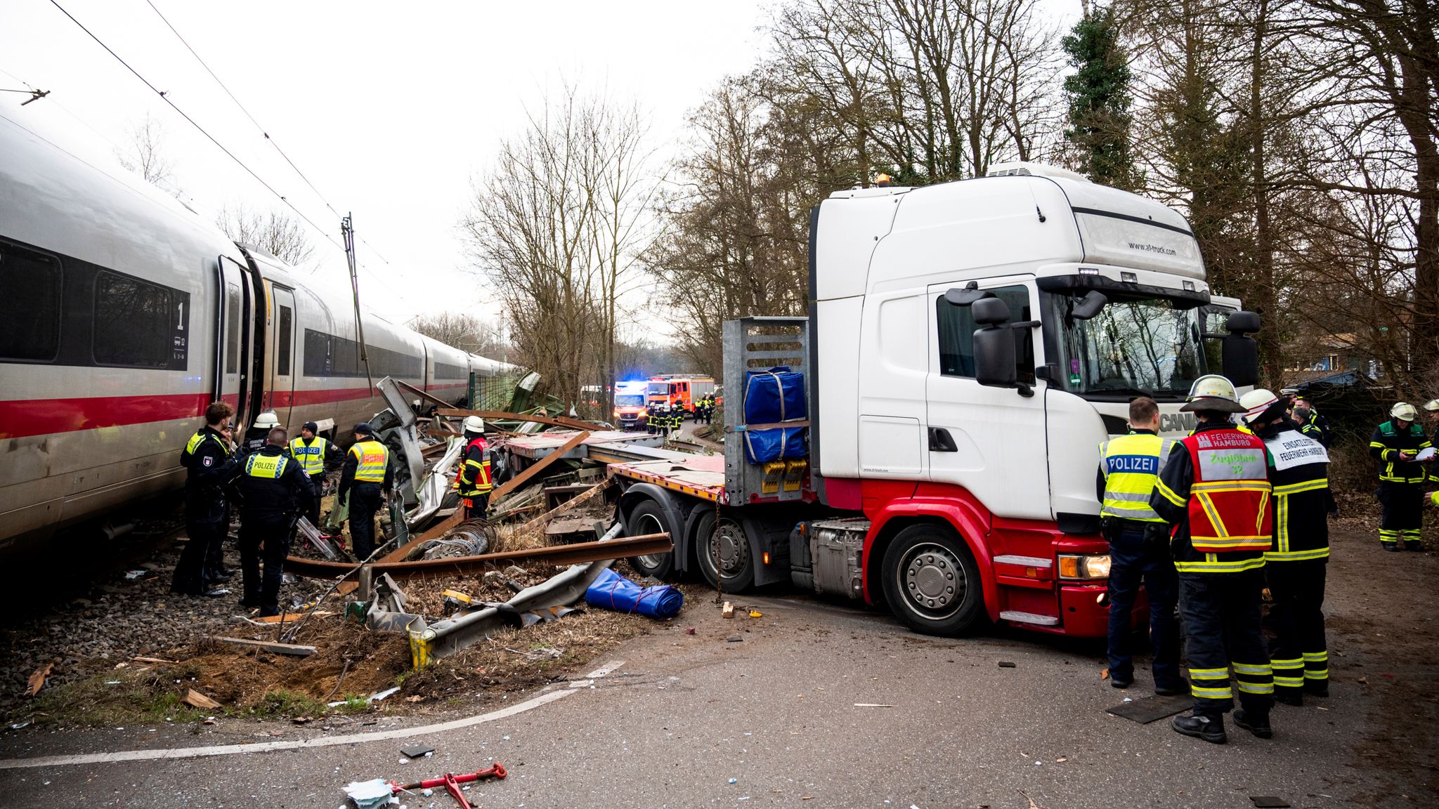One killed and 25 injured in high-speed train collision in Germany ...