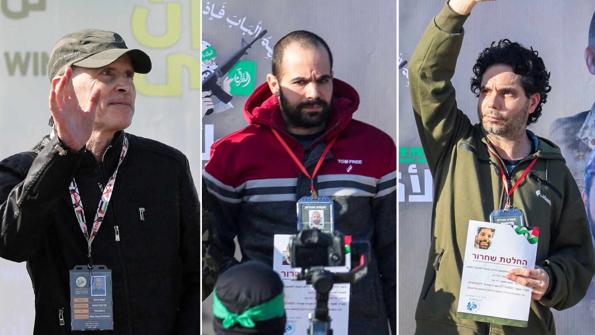 Emotional reunions as Israeli hostages and Palestinian prisoners back ...